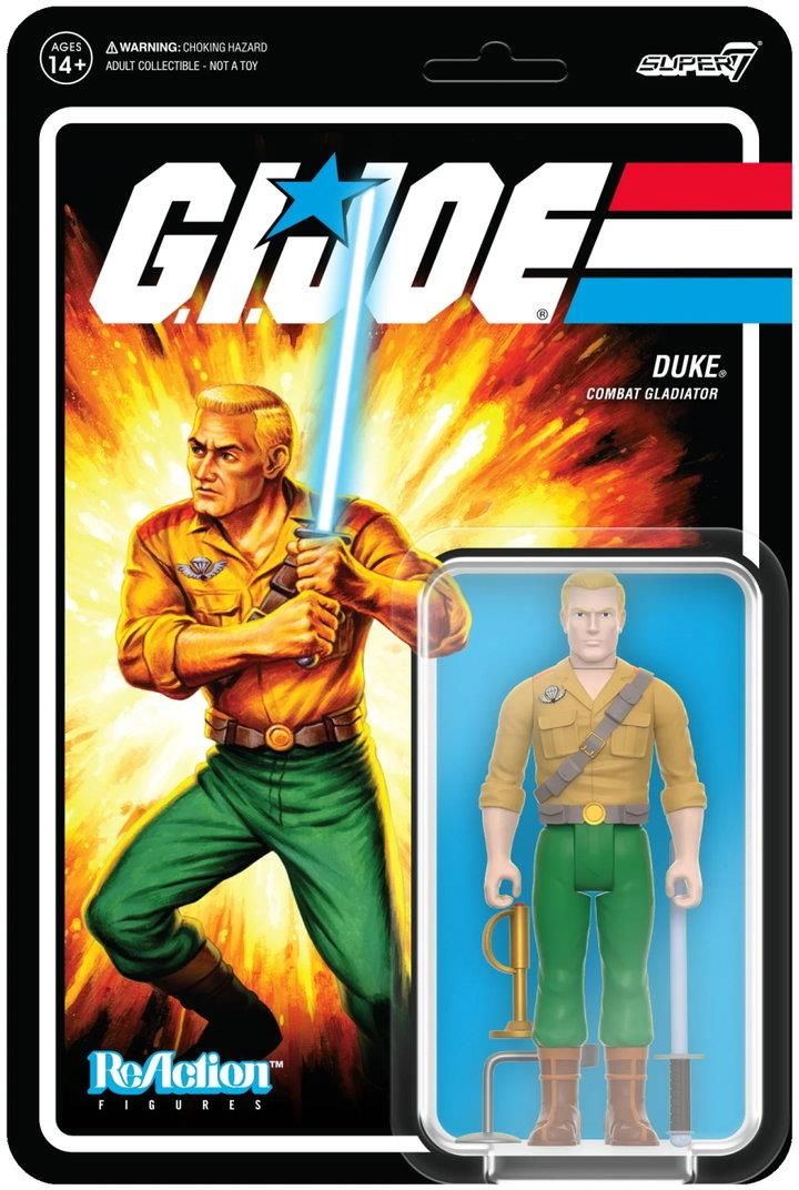 Grupo Erik Super7 Figurka Reakcji Gi Joe Fala 5 Duke Combat Gladiator ...