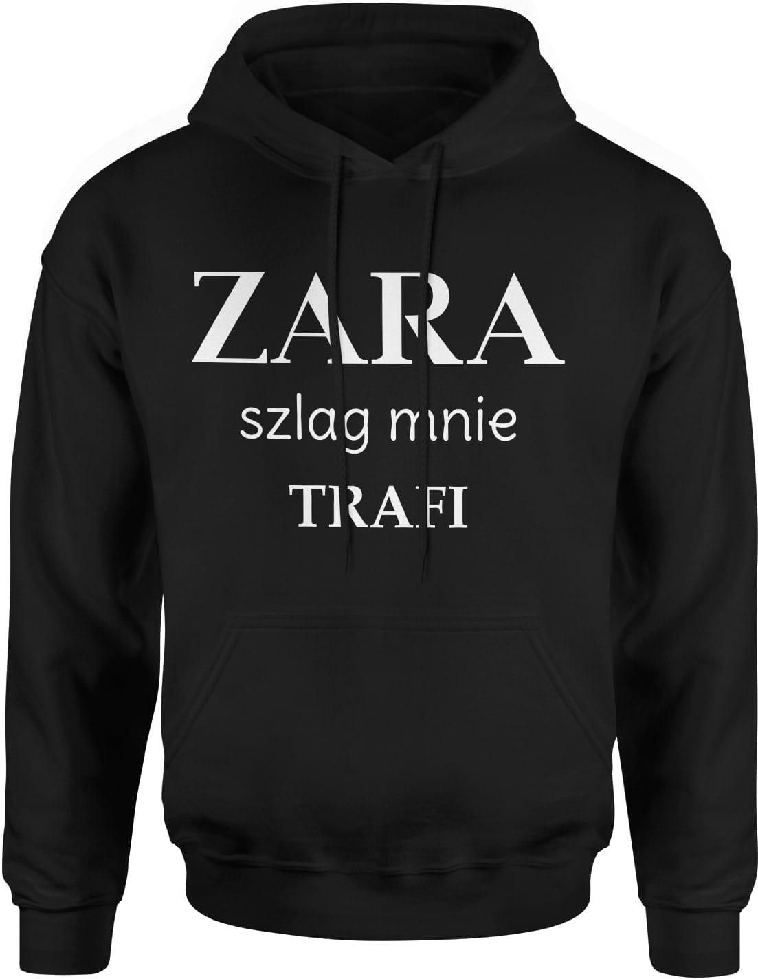 Zara szlag mnie trafi Męska bluza z kapturem (S, Czarny) - Ceny i ...