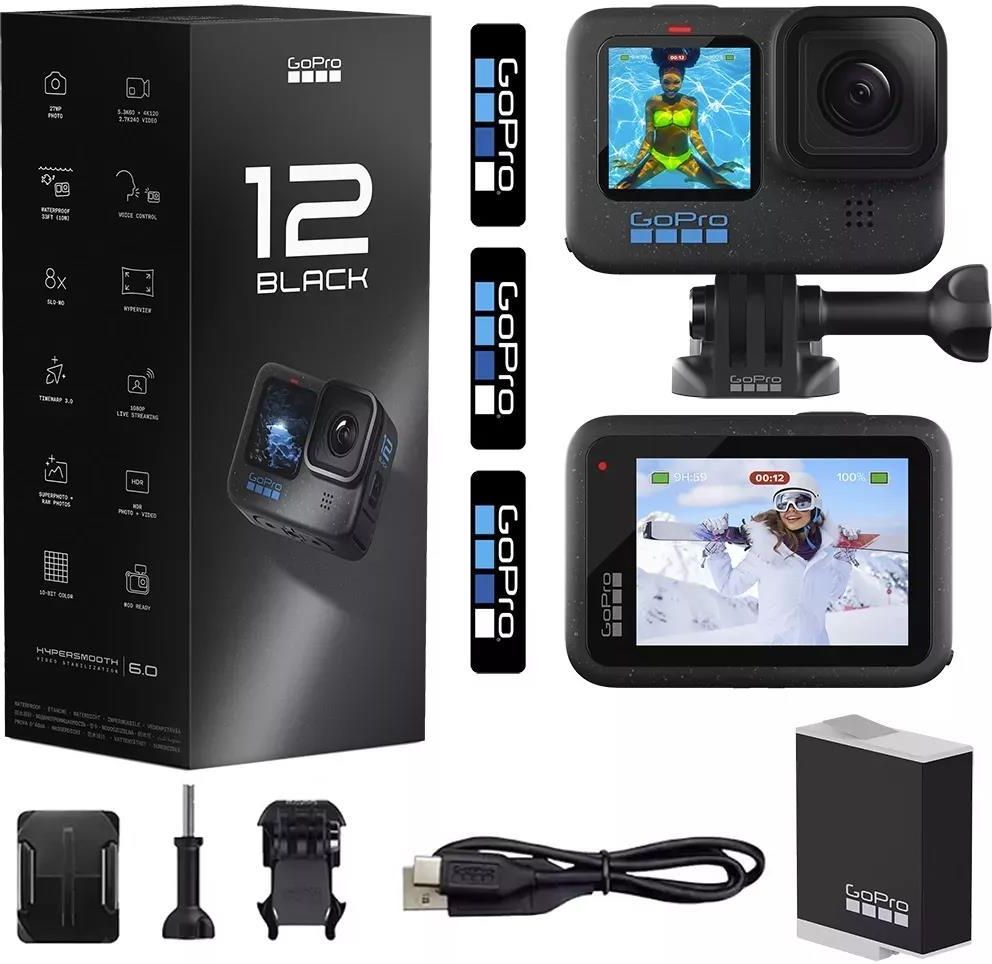 Zestaw GoPro 12 HERO Black + Oryginalny Mikrofon GoPro Media Mode ...