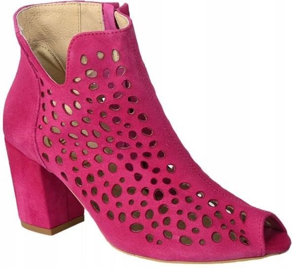 Botki Letnie Exquisite 1184 Fuksja 2 Zamszowe Skór - Ceny i opinie ...