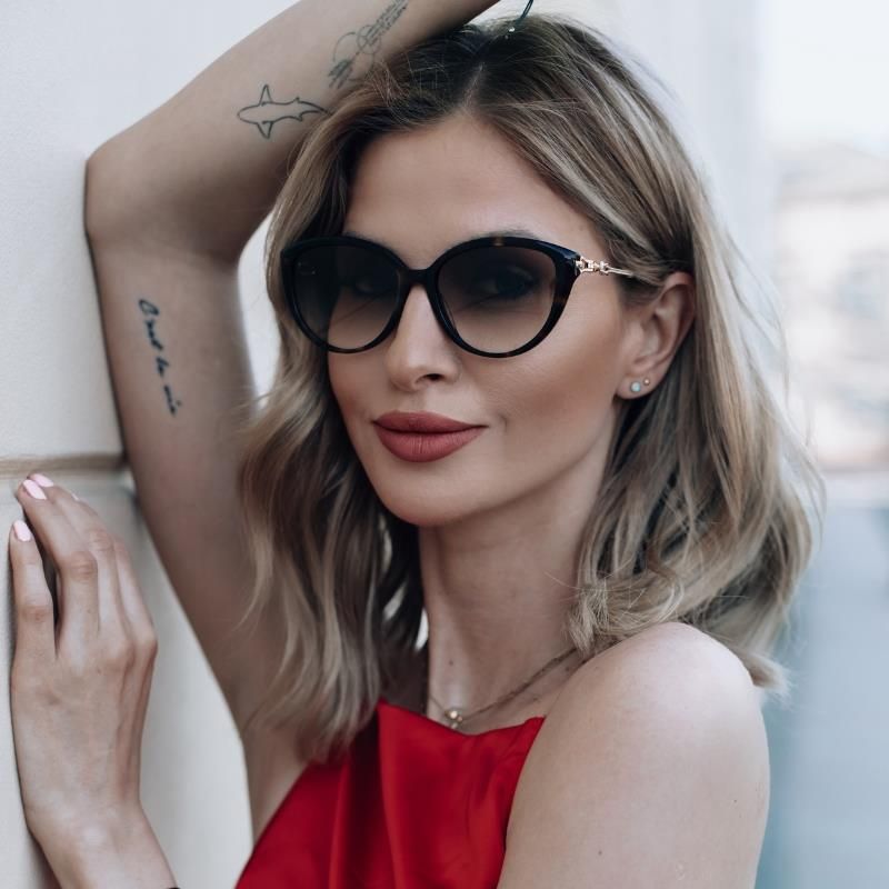 Okulary przeciwsłoneczne Senja x Paula Jagodzińska 8628 C2 - Ceny i ...