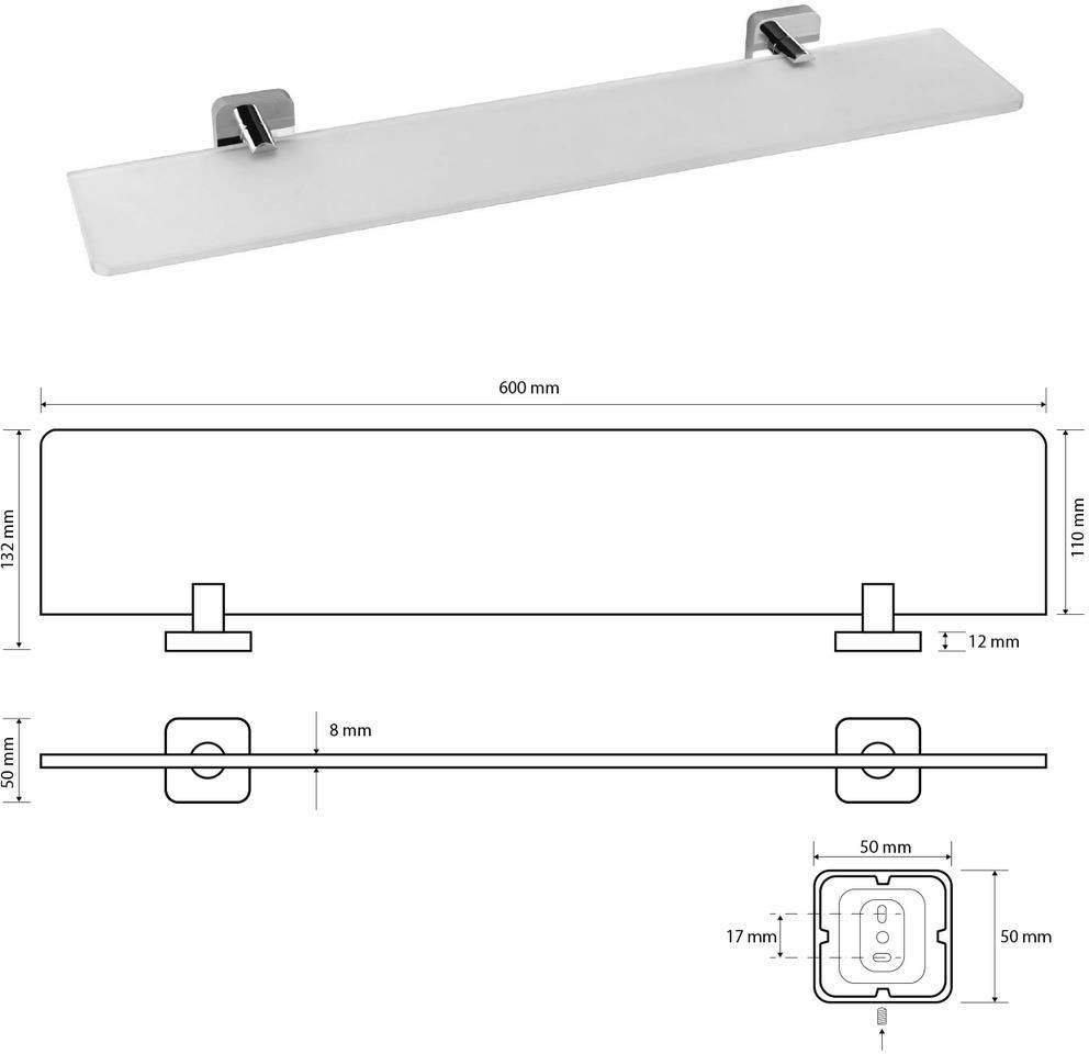 Sapho Insia Półka Łazienkowa Biały Is015 655302 - Opinie i atrakcyjne ...