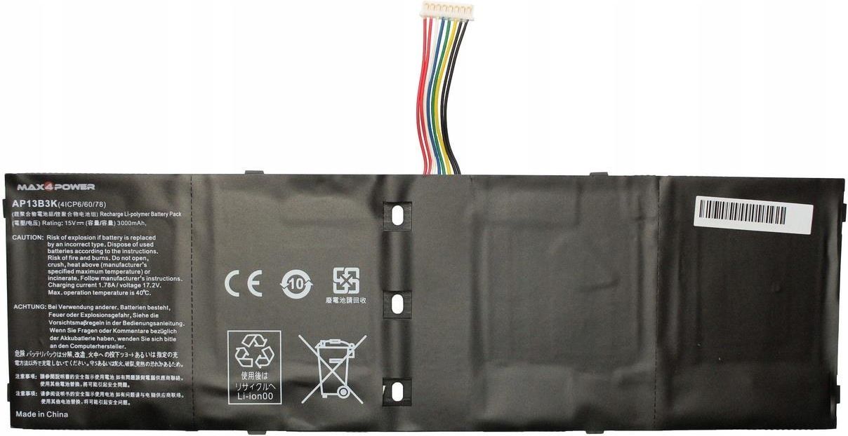 Bateria do laptopa Max4Power do Acer Aspire V5-473P V5-473PG V5-552 V5 ...