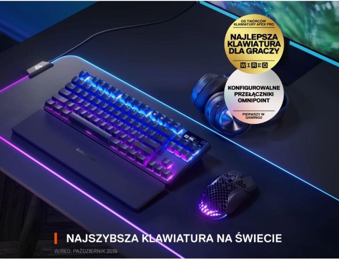 Klawiatura Steelseries Apex 9 TKL (64849) - Opinie i ceny na Ceneo.pl