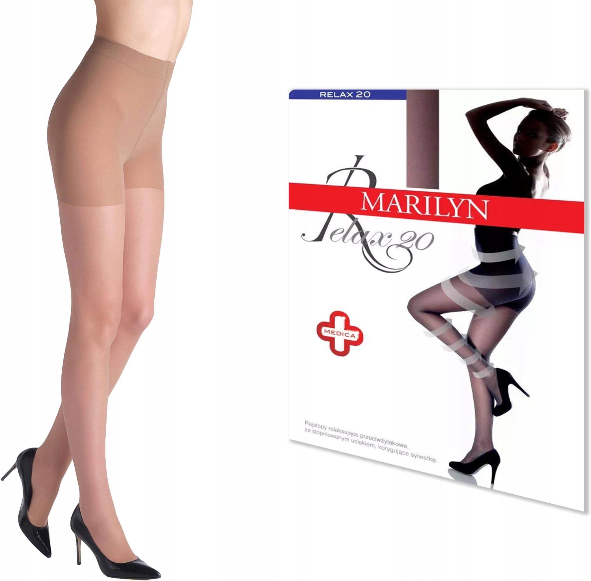 Marilyn rajstopy przeciwżylakowe Relax 20 5 daino - Ceny i opinie - Ceneo.pl