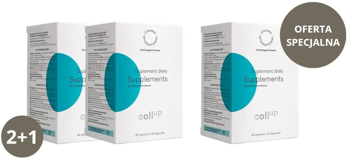 CollUp 2+1 Gratis - Mocne Włosy, Skóra i Paznokcie - Colway ...