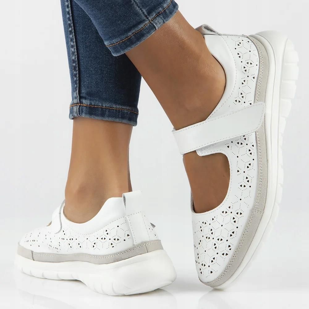 Buty damskie skórzane półbuty Filippo platforma lekkie r.40 - Ceny i ...