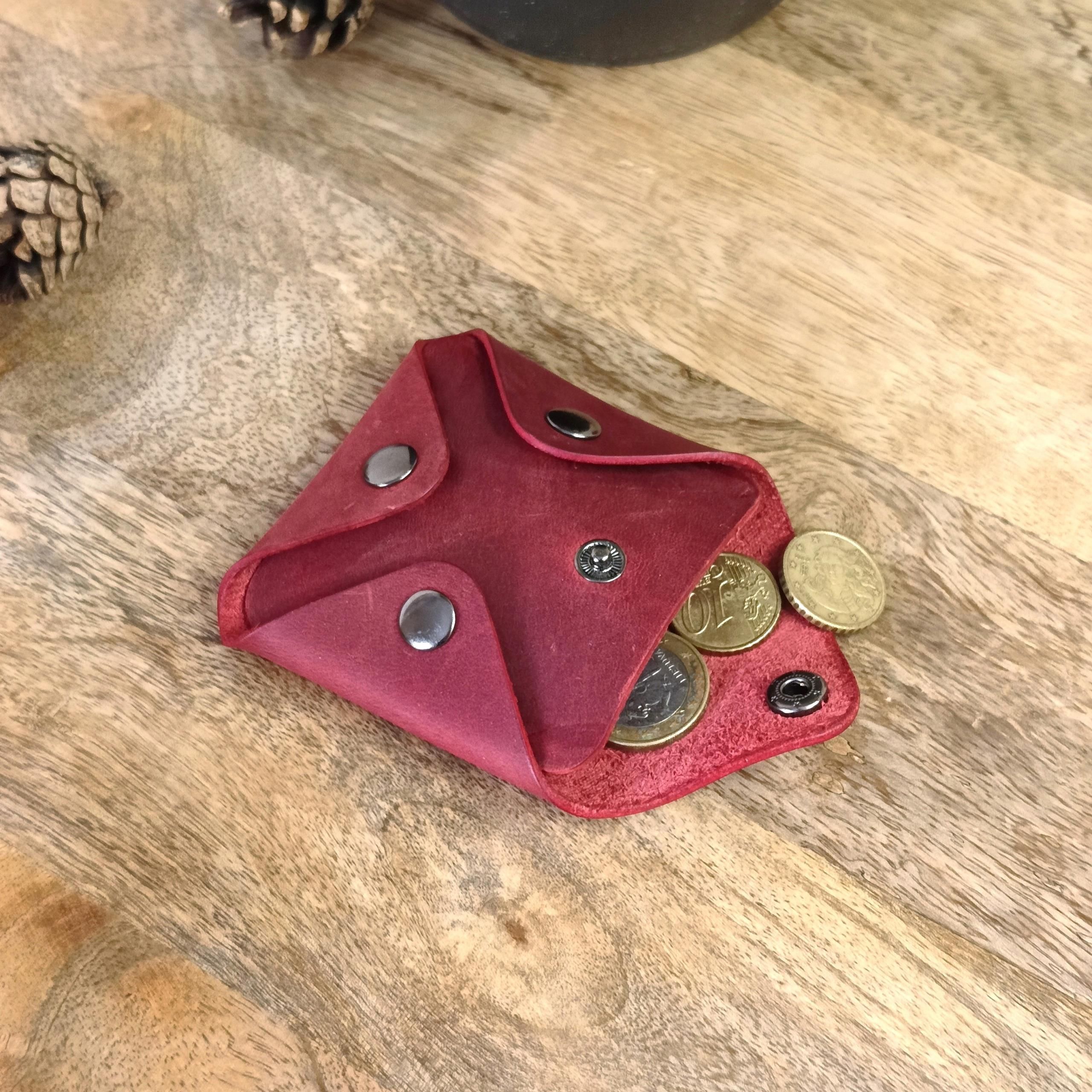 Portfel na monety z grawerem damski Bilonówka damska skórzana - Ceny i ...