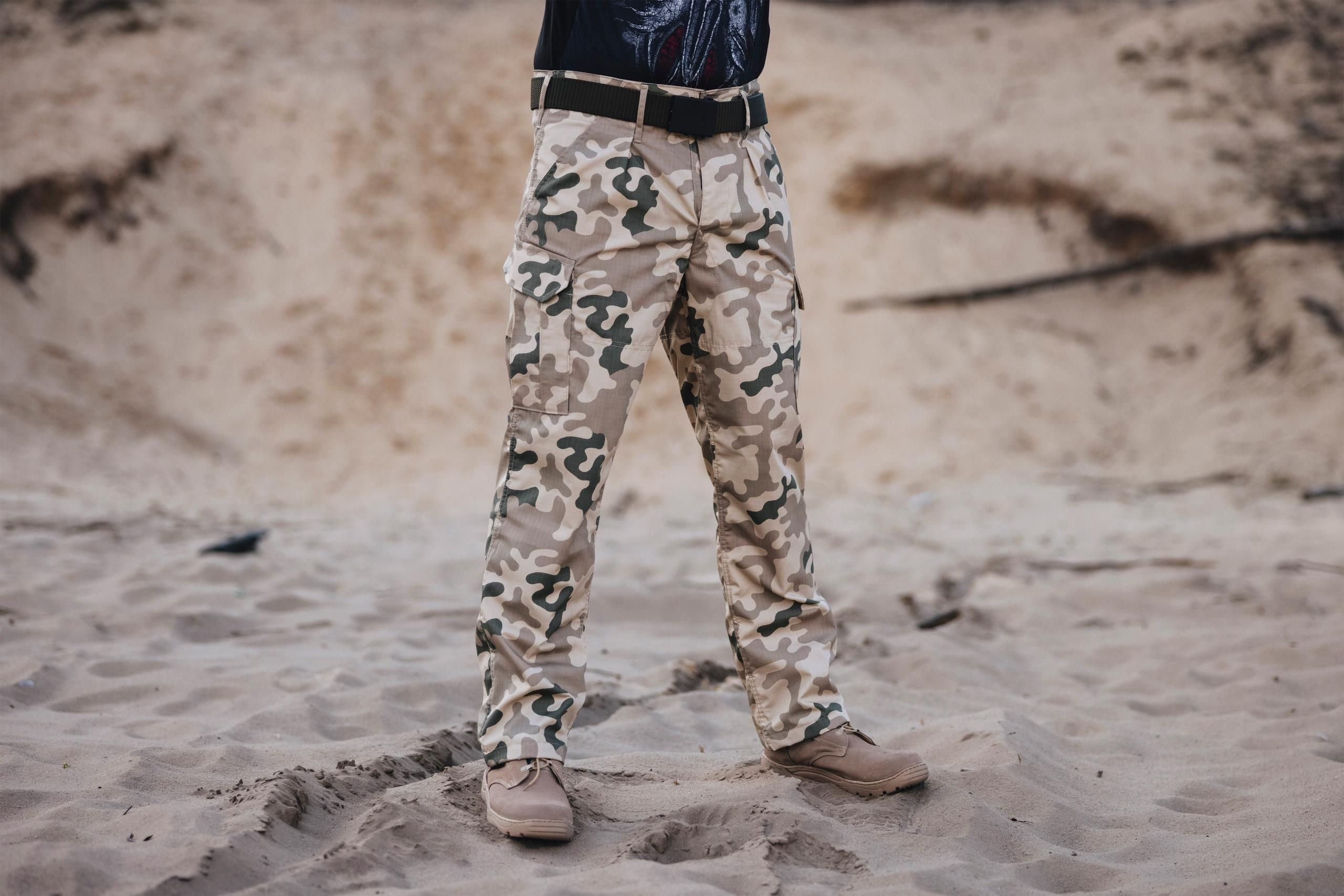 Spodnie wojskowe Pustynna Burza Rip-Stop r. S - Ceny i opinie - Ceneo.pl