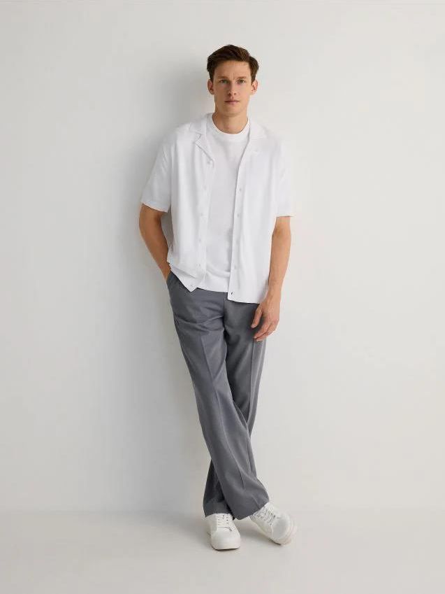 Reserved - Rozpinany sweter - biały - Ceny i opinie - Ceneo.pl