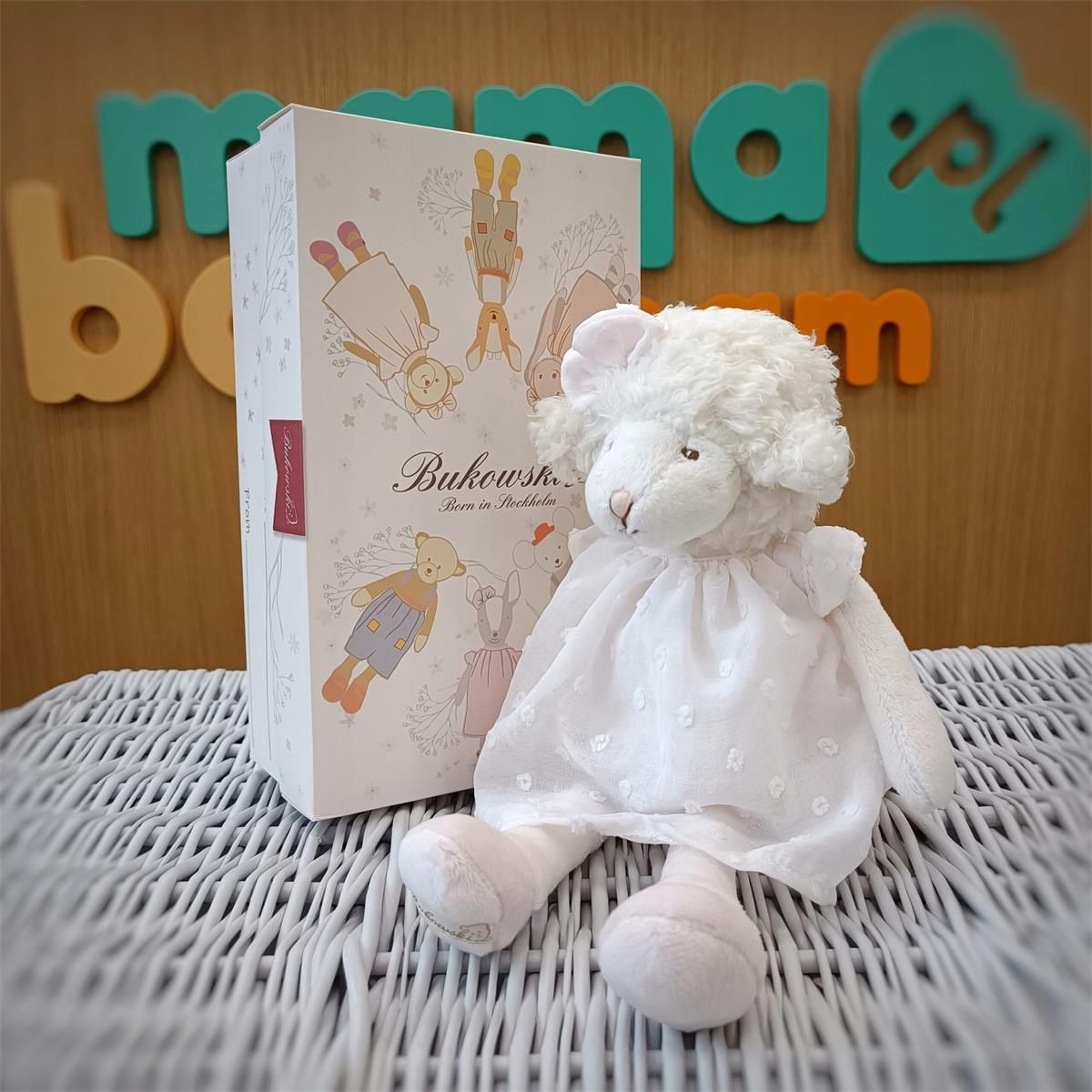 Bukowski Design Of Sweden Owieczka Molly Z Różową Sukienką W Pudełku ...