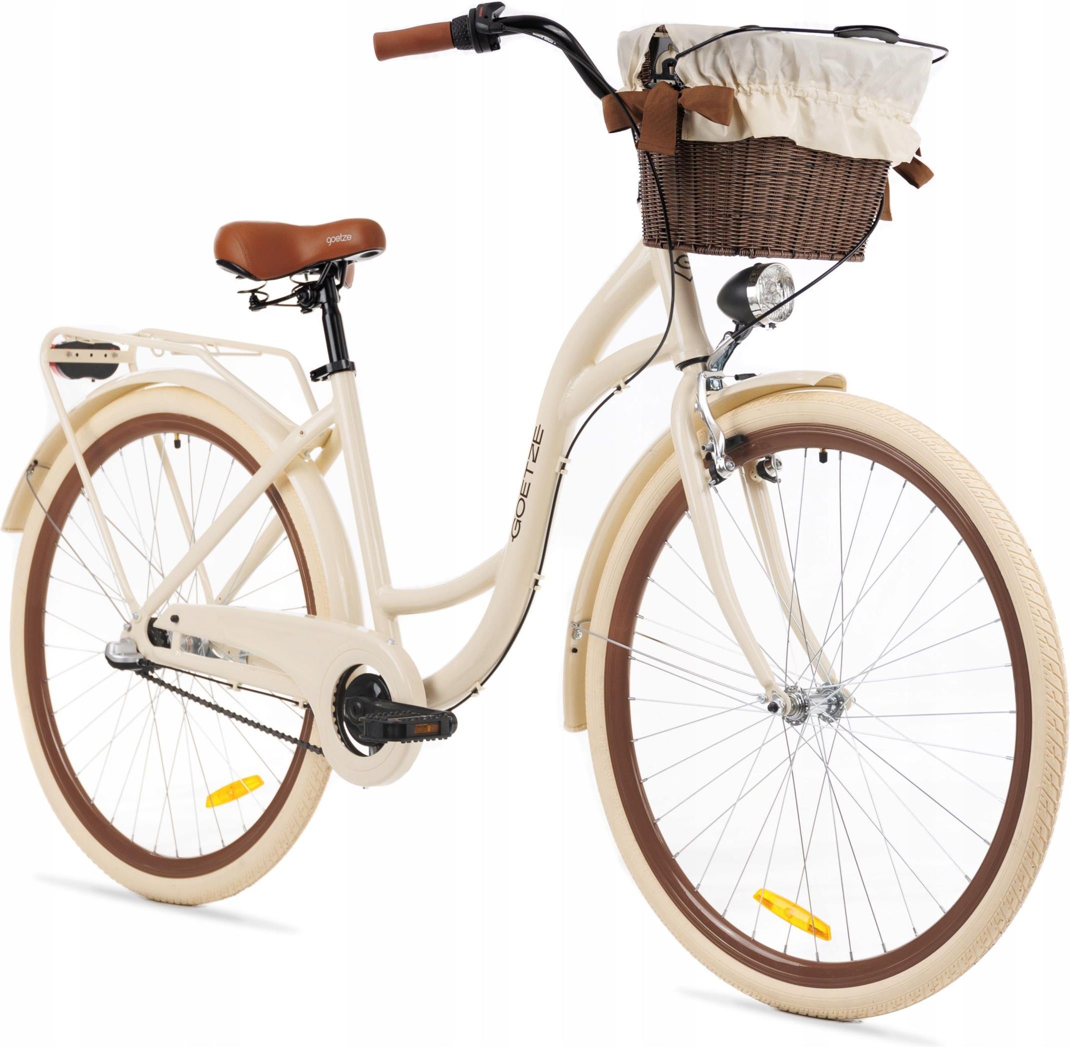 Goetze Style 3B Alu Lekki Nexus Kosz Kremowy 28 2024 - Rowery Miejskie ...