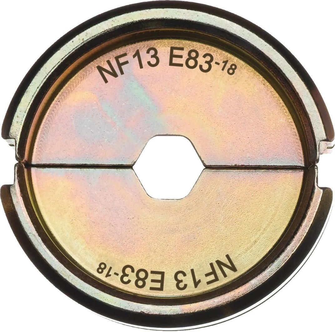 Milwaukee Matryca zaciskowa NF13 do końcówek kablowych E83-18 do zaciskarki M18 HCCT109/42 ...