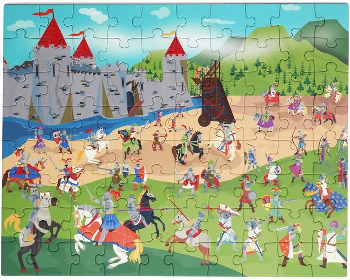 Scratch Puzzle Magnetyczne I Gra 2W1 Rycerze - Ceny i opinie - Ceneo.pl