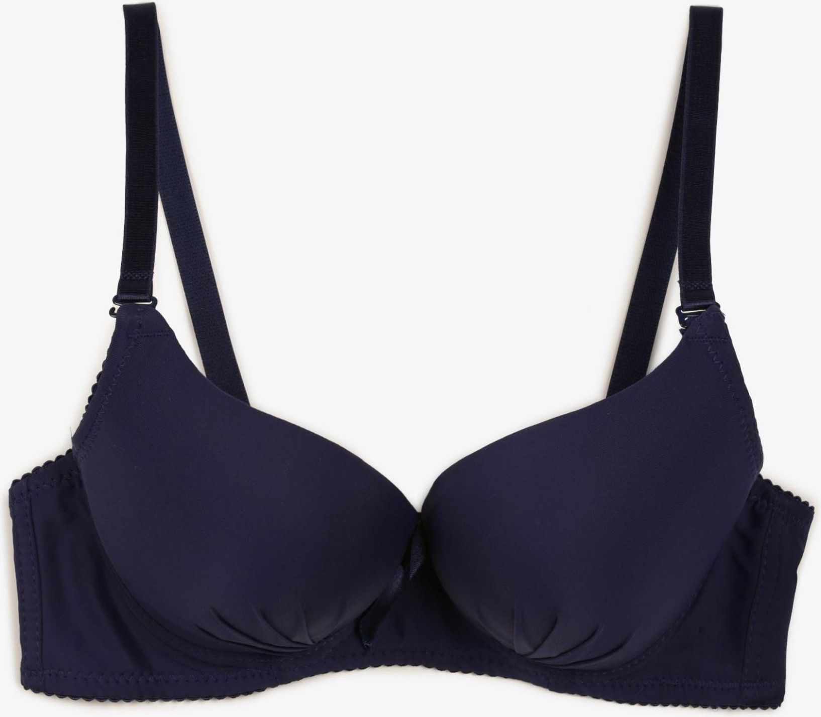 Born2Be Granatowy Biustonosz damski 90B Push-up - Ceny i opinie - Ceneo.pl
