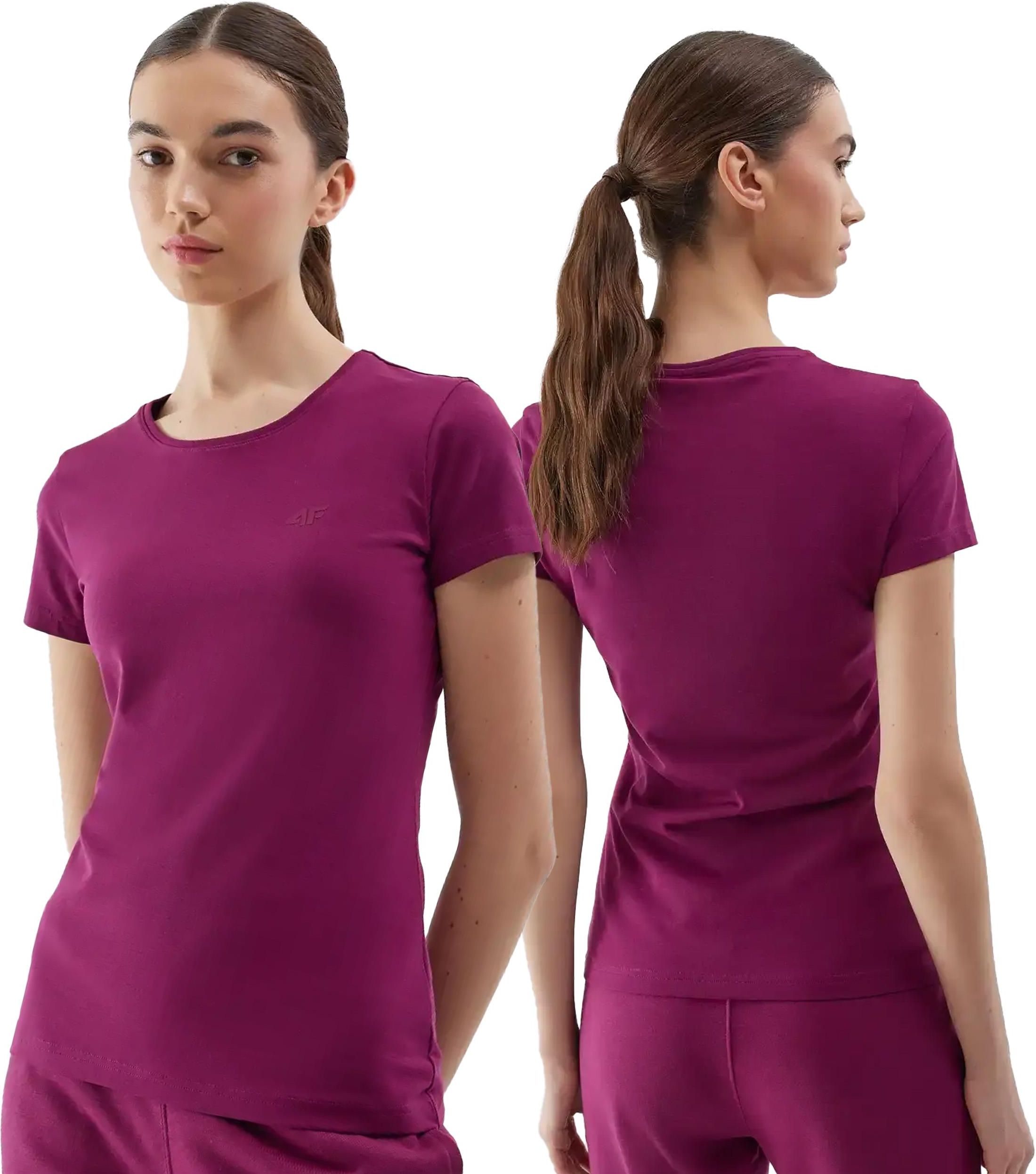 T-shirt damski 4F fioletowy basic - XS - Ceny i opinie - Ceneo.pl