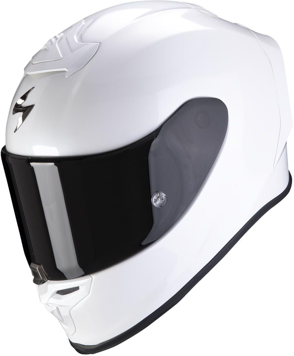 Kask motocyklowy Scorpion Exo R1 Evo Air Solid Pearl White - Opinie i ...