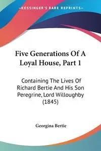 Five Generations Of A Loyal House, Part 1 - Literatura obcojęzyczna ...