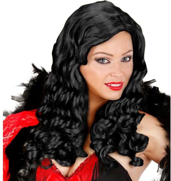 Widmann Peruka Jessica Burleska Czarna - Ceny i opinie - Ceneo.pl