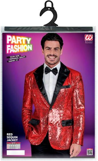 Widmann Marynarka Męska Czerwona Cekiny Disco Sylwester 1062843 - Ceny ...