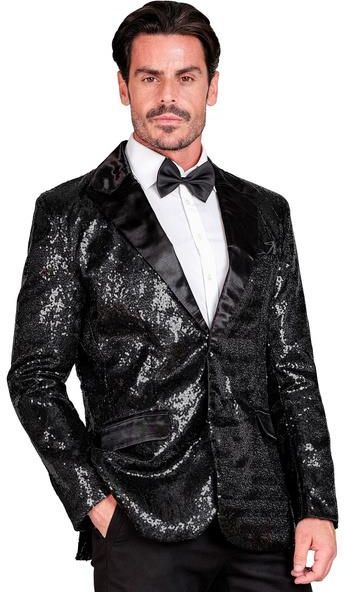 Widmann Marynarka Męska Czarna Cekiny Disco Sylwester 1062765 - Ceny i ...