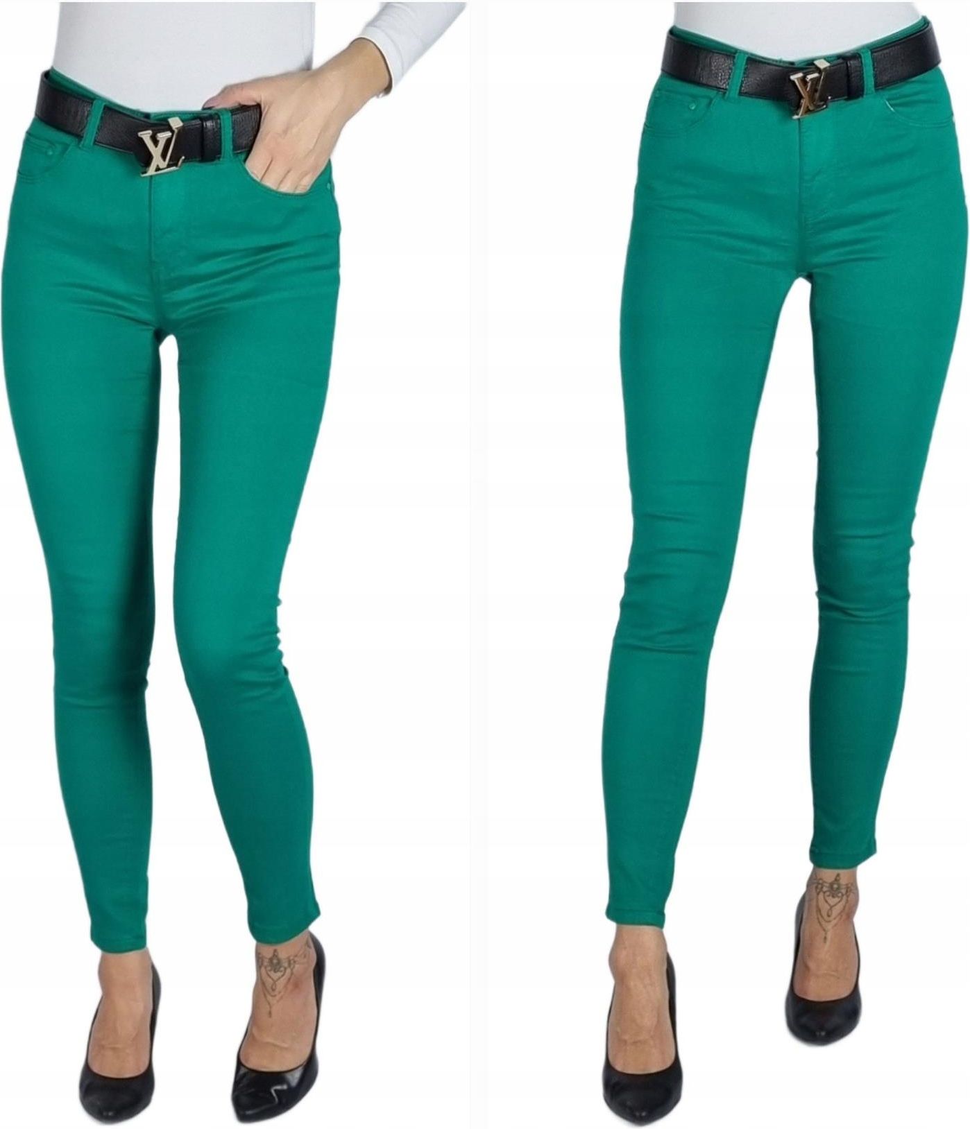 Spodnie Zielone Klasyczne Rozmiar L - Ceny i opinie - Ceneo.pl