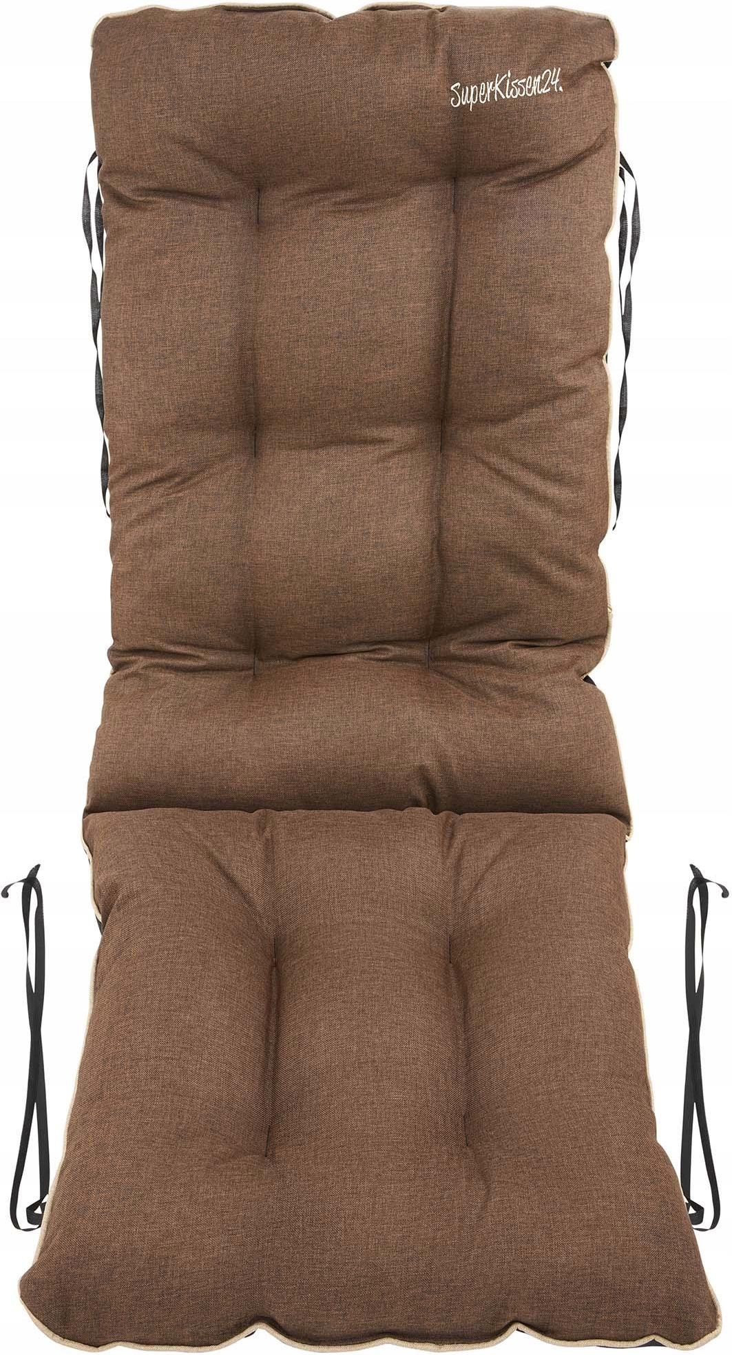 Poduszka Na Krzesło 48X48X75 Brązowy Len Set 4Szt. - Ceny i opinie ...