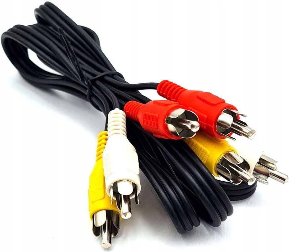 Talvico Kabel Av Audio Video 3X Rca Cinch 1,5 M - Opinie i ceny na Ceneo.pl