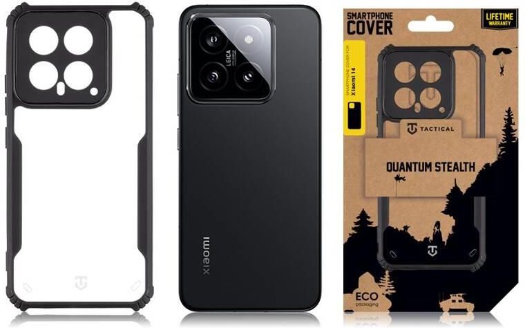 Tactical Quantum Stealth Cover For Xiaomi 14 Clear Black - Etui na ...