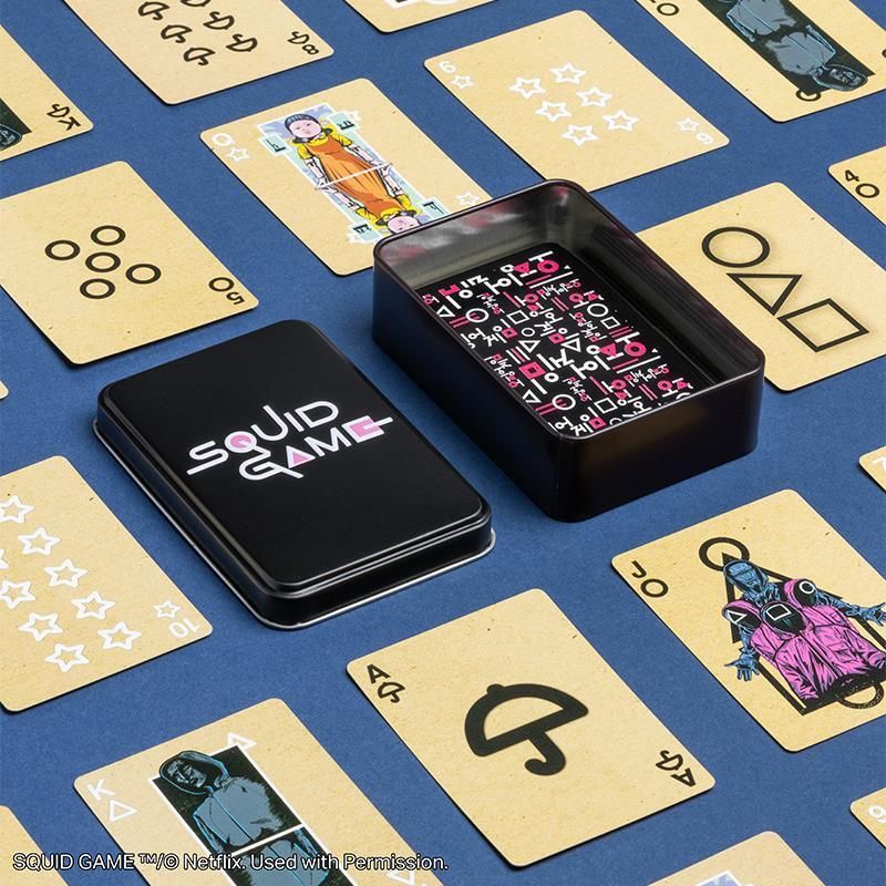 Paladone karty Squid Game w puszce / Squid Game Playing Cards in a Tin ...