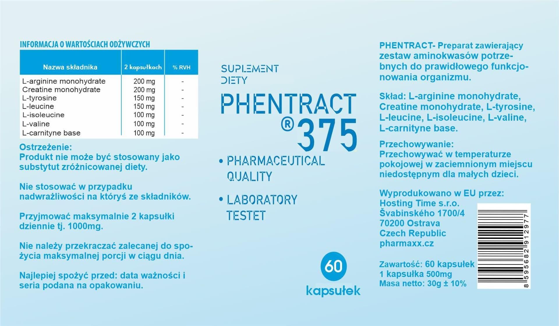 Dr. Lab Dr.Lab Phentract 60kaps. - Ceneo.pl