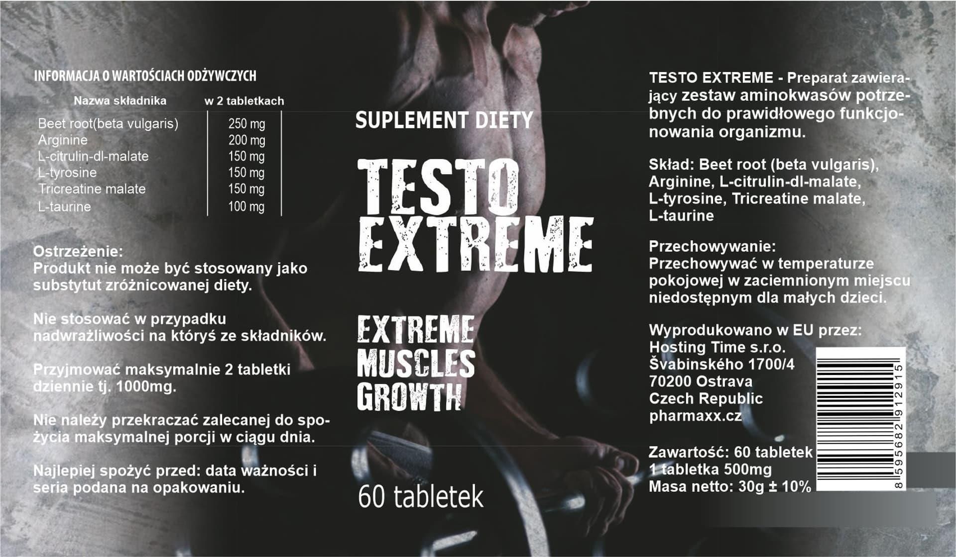 Dr. Lab Dr.Lab Testo Extreme Black 60kaps. - Ceneo.pl