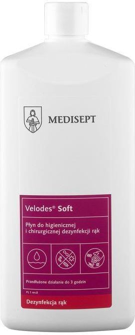 Medisept Medisept, Velodes Soft, Płyn Do Higienicznej I Chirurgicznej Dezynfekcji Rąk, 1 Litr ...