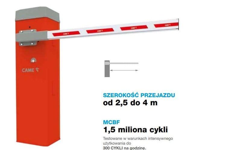 Came Szlaban Zestaw Lt4 Z Ramieniem Płaskim 4M Mcbf = 1,5 Mln Cykli - Ceny i opinie - Ceneo.pl