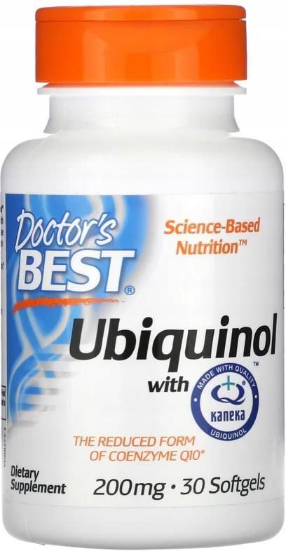 Doctor's Best Ubichinol Z Kaneka 200mg 30kaps. - Opinie i ceny na Ceneo.pl