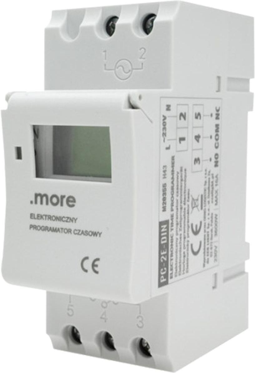 Eco Light Programator Czasowy Elektroniczny 16 Programów 16A 2300W Pc ...