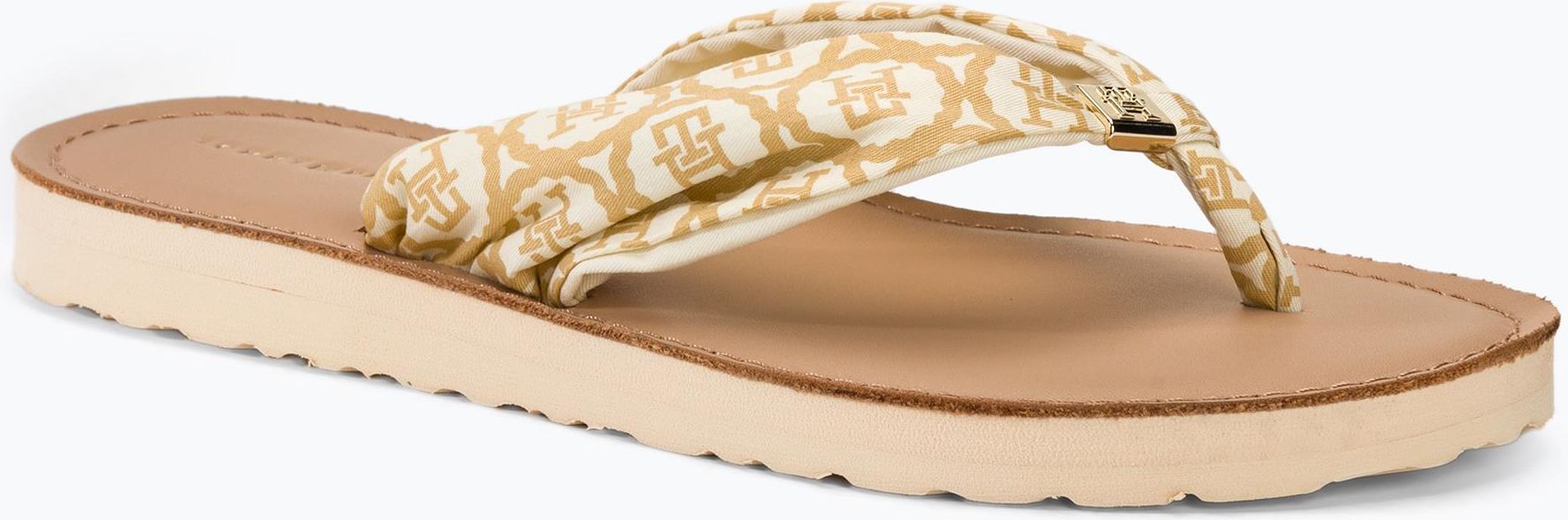 Japonki damskie Tommy Hilfiger Emblem Elevated Beach Sandal calico ...