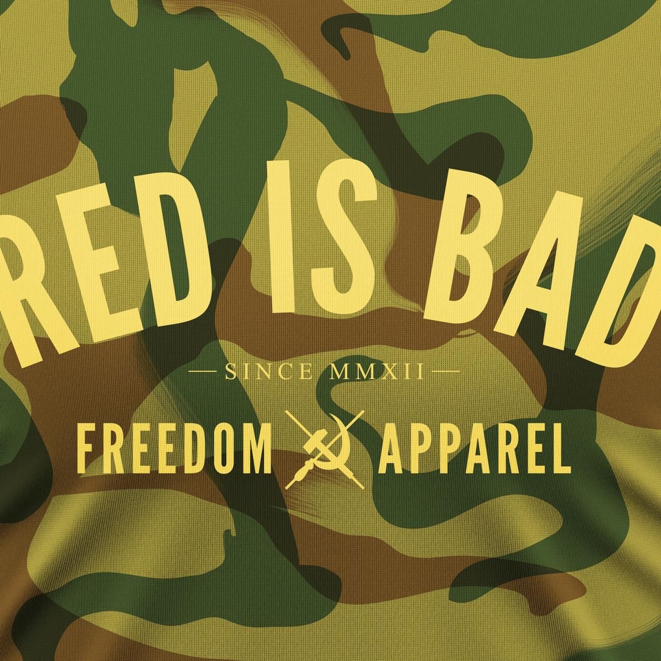 Red is Bad Koszulka Męska Fullprint Camo Sosabowski Freedom Apparel L ...