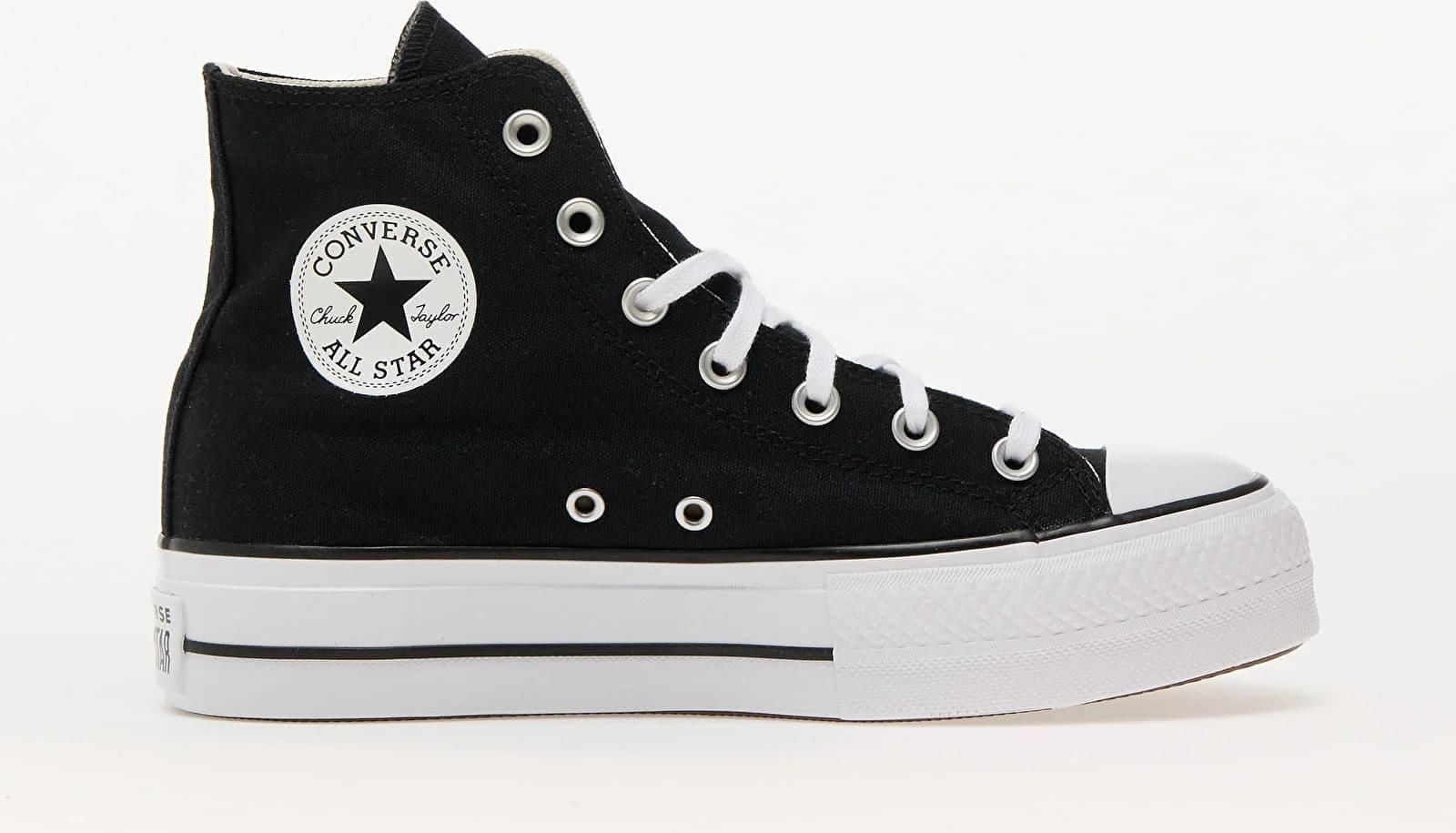 Converse Chuck Taylor All Star Lift Wide Black/ White/ White - Ceny i ...