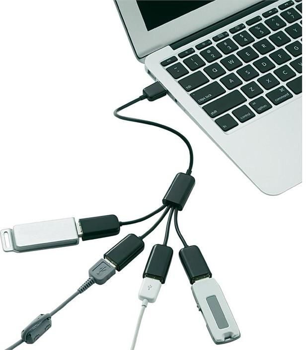 Hub USB Conrad Hub USB 2.0 Conrad, 4 porty, 0,3 m, czarny - Opinie i ...