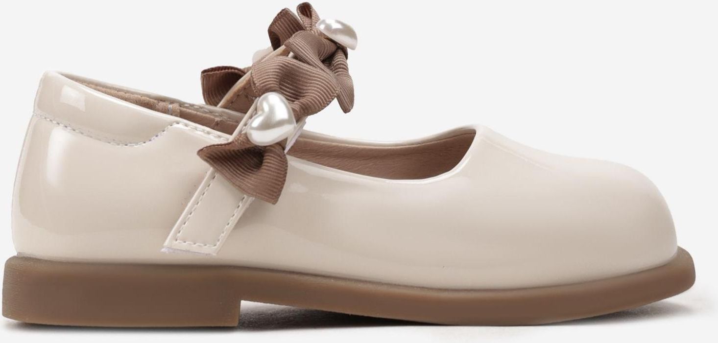 Born2Be Beżowe Balerinki 25 Materiał tekstylny - Ceny i opinie - Ceneo.pl