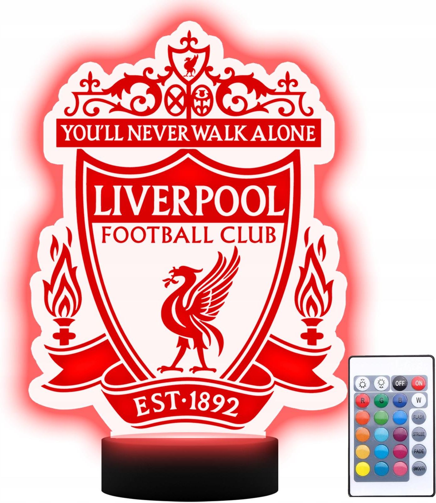 Lampka Nocna 3D Led Stojąca Ozdobna Liverpool Fc - Ceny i opinie - Ceneo.pl