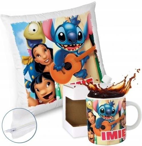 Zestaw Poduszka Kubek Lilo I Stich Ohana Disney Prezent Imię Y5 - Gadżety dla domu - Ceny i ...
