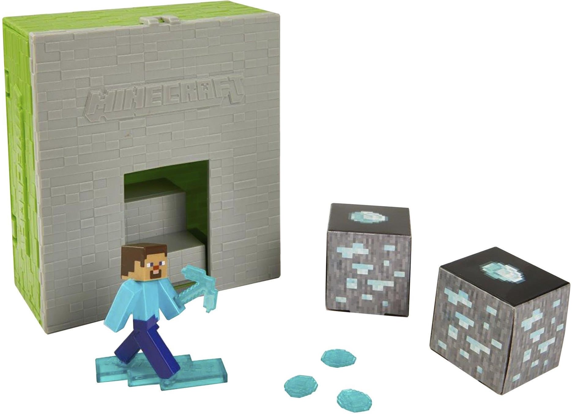 Mattel Minecraft Diamond Mine z 2-calową figurką HJF94 - Ceny i opinie ...