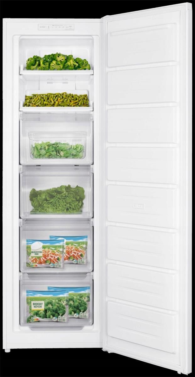 Lodówka Kernau KFUF 17153 NF W z zamrażalnikiem dolnym 170 cm Biała od ...