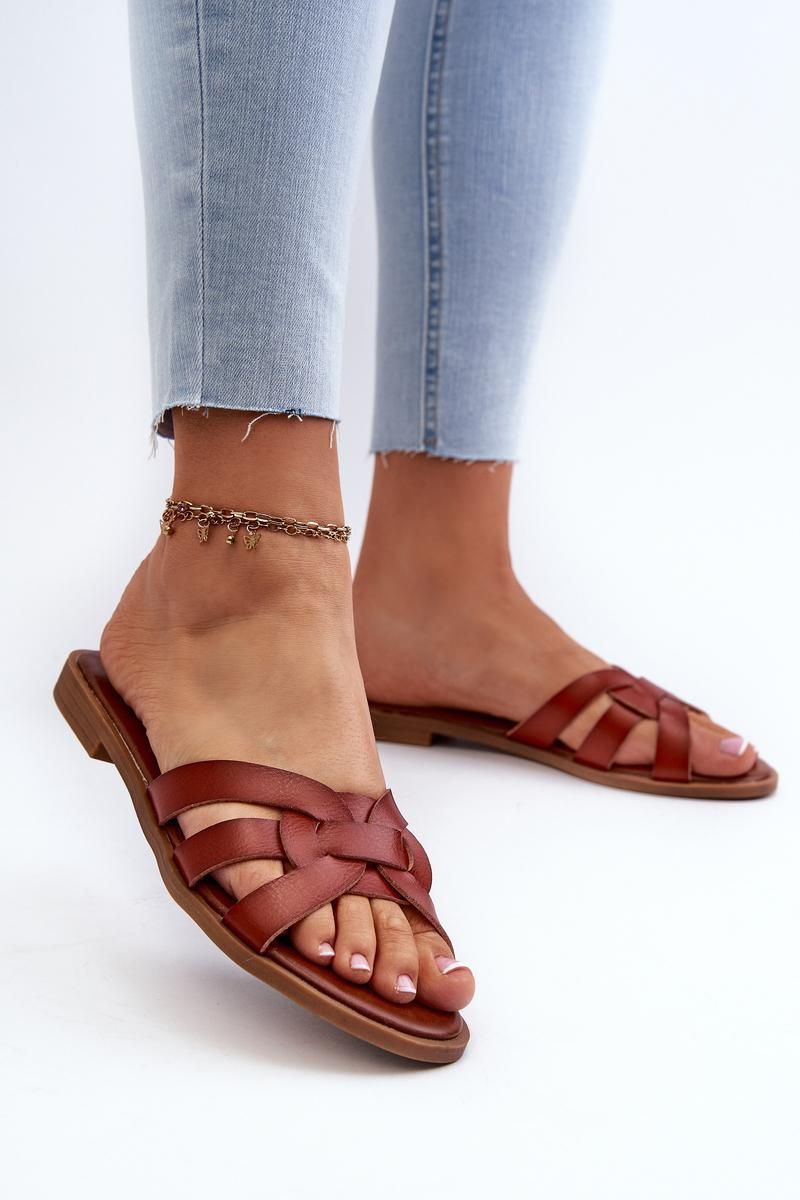 Sandał Klapki Model Rosalini 24SD97-7747 Brown - Step in style - Ceny i opinie - Ceneo.pl