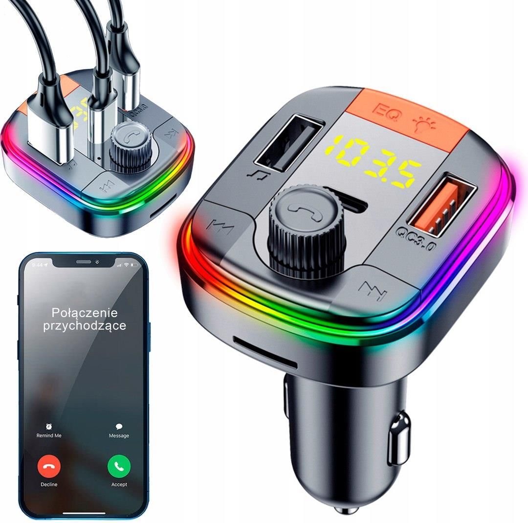 Nobitech Transmiter T832 Fm Odtwarzacz Szybka Ładowarka Usb - Opinie i ...