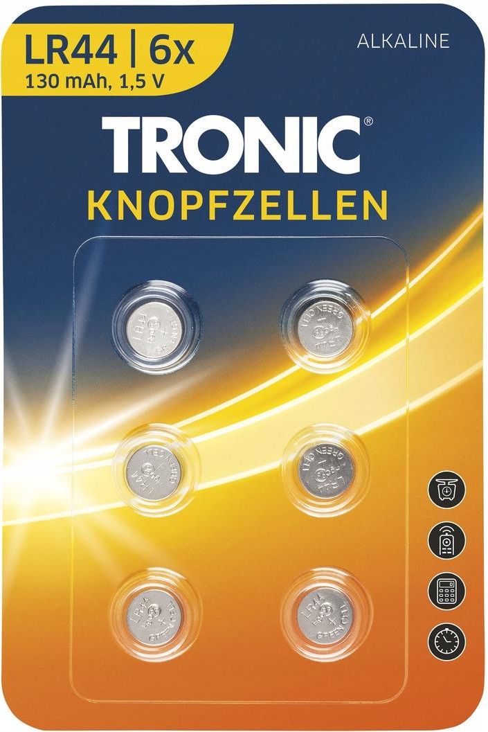 Tronic Litowa Lr44 130Mah 1,5V 6 Szt. - Ceny i opinie na Ceneo.pl