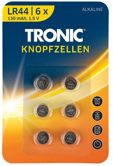 Tronic Litowa Lr44 130Mah 1,5V 6 Szt. - Ceny i opinie na Ceneo.pl
