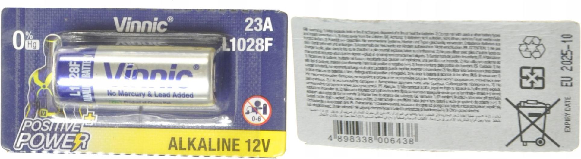 Vinnic Alkaiczna 12V 23A L1028F Min21 - Ceny i opinie na Ceneo.pl